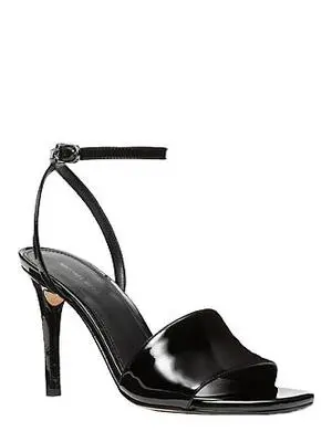 Michael Kors Elyse Patent Leather Sandal - Black