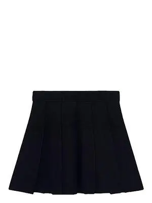 The Kooples Cotton Mini Skirt - Navy