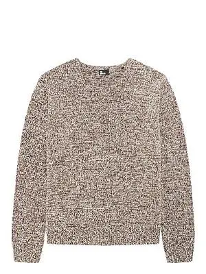 The Kooples Round-neck Knitted Wool Jumper - Beige-brown