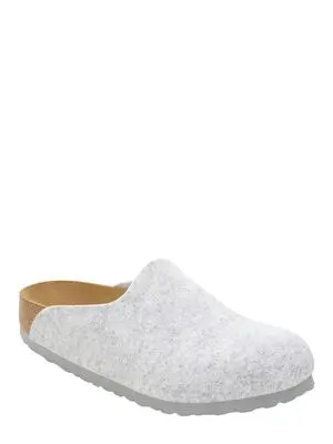 BIRKENSTOCK Amsterdam Bs Felt Clogs - Light Gray