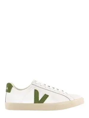 VEJA Esplar Leather Sneakers - White/kiwi