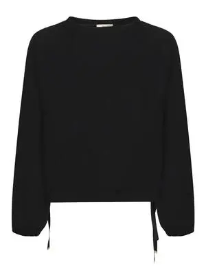 Herno Long Sleeve Blouse With Adjustable Cuffs - Black