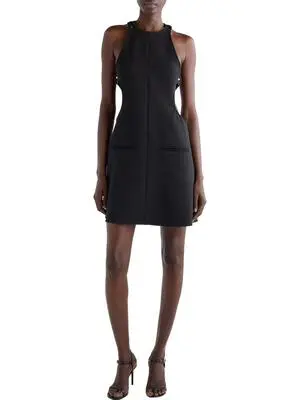 COURREGES Cutout A-line Dress - Black