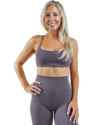 VITALITY Cloud Ii Strappy Bra Concrete