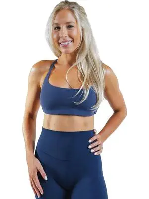 VITALITY Cloud Ii Strappy Bra Indigo