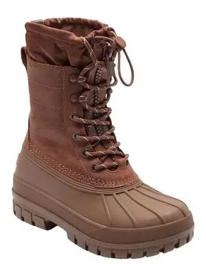 Hunter Skylar Waterproof Boots - Dark Natural