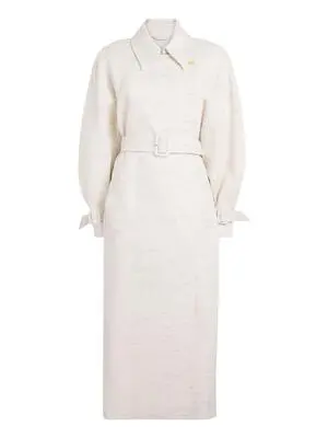 Camilla And Marc Tulsa Belted Trench Coat - Ivory