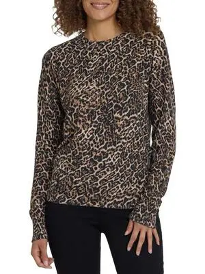 NYDJ Cheetah Print Sweater - Onyx Cheetah