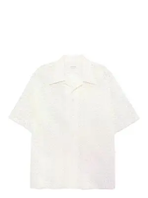 WALES BONNER Highlife Bowling Shirt - White