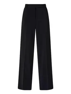 Pinko Pleated Concealed-zip Trousers - Black