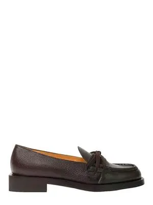Jacquemus Marino Leather Loafers - Brown