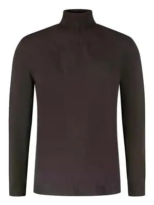 ZANONE High-neck Sweater - Brown