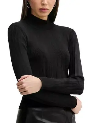 IRO PARIS Ribbed High-neck Sweater - Bla01 Black