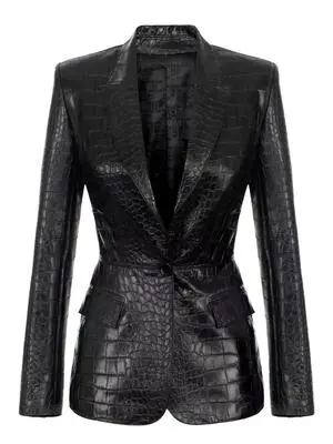 Elisabetta Franchi Single-breasted Blazer - Black
