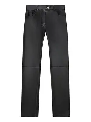 COURREGES Leather Trousers