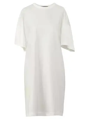 Fabiana Filippi Short-sleeve Midi T-shirt Dress - White