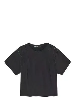 Bimba Y Lola Stud-embellished T-shirt - Black