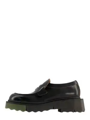 Off-White Platform Loafers - Black