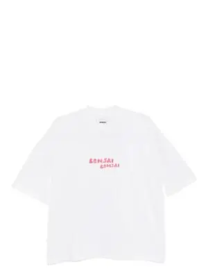 BONSAI Logo-print T-shirt - White