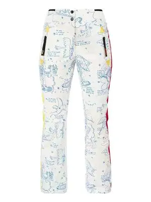 Rossignol Graphic-pattern Trousers - White