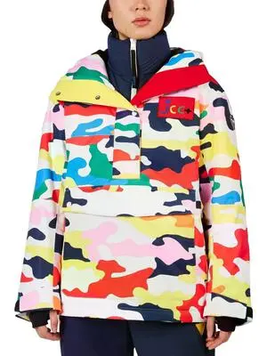 Rossignol X Jcc Camouflage-print Jacket - Red