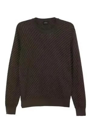 Brioni Round-neck Sweater - Brown