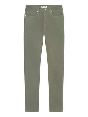FRAME Straight-leg Five-pocket Jeans - Green