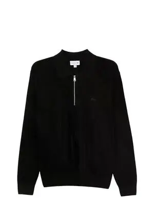 Lacoste Half-zip Polo Shirt - Black