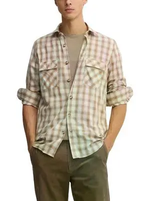 Liu Jo Flap-pocket Checked Shirt - Brown
