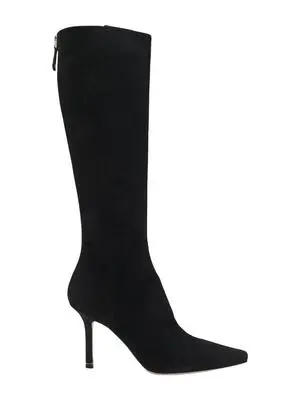 BOSS Pointed-toe Stiletto Over-the-knee Boots - Black