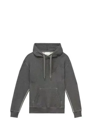 MARANT Logo-embroidered Hoodie - Grey