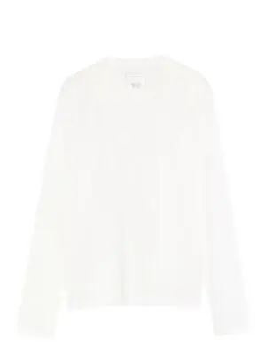 Y3 Long-sleeve Crew-neck Top - White