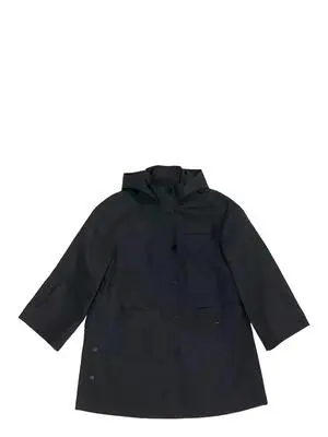 Bimba Y Lola Hooded Button-fastening Raincoat - Blue