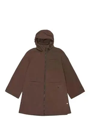Bimba Y Lola Hooded Zip-up Coat - Brown