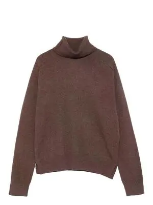 GOTHA Turtleneck Sweater - Brown