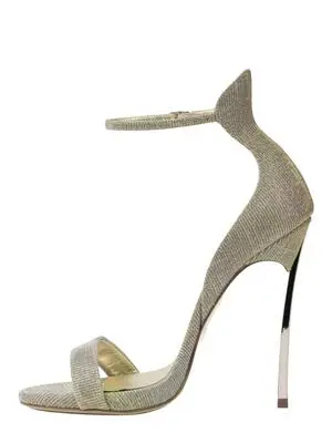 Casadei 125mm Blade Ankle-strap Sandals - Grey