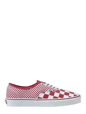 VANS Checkerboard-pattern Sneakers - Red