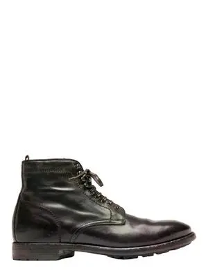 Officine Creative Prince Lace-up Leather Boots - Brown