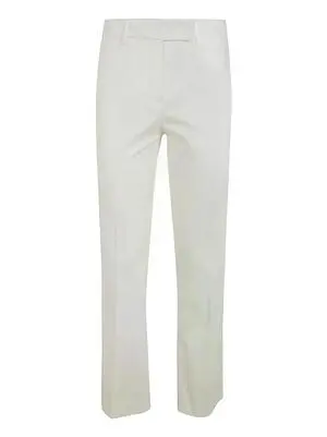 DRHOPE Pressed-crease Trousers - White