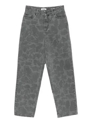 Carhartt Work In Progress Camouflage Straight-leg Jeans - Grey