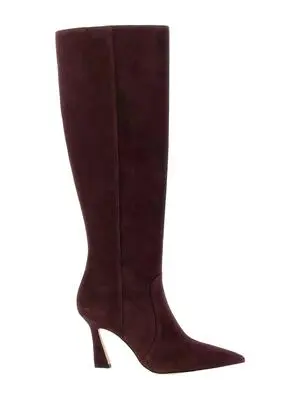 STUART WEITZMAN 85mm Vinnie Side-Zip Boots Red