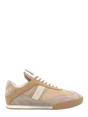 Chloé Leather Lace-up Low-top Sneakers - Neutrals