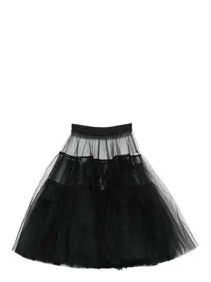 RUNDHOLZ Layered Tulle Mini Skirt - Black