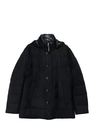 MONTECORE Quilted Hooded Coat - Blue