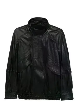 Nour Hammour Ariste Leather Jacket Black