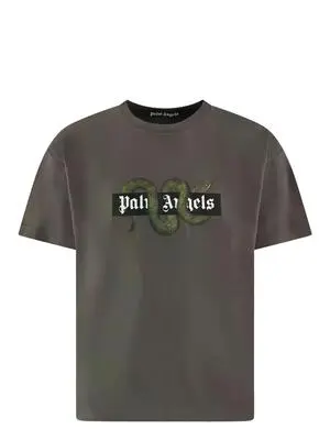 Palm Angels Snake Box T-shirt - Green