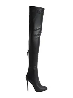 Dsquared2 X Ducati Leather Over-the-knee Stiletto Boots - Black