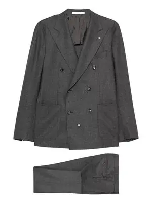Tagliatore Mélange Suit - Grey