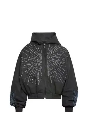 EARTHLING VIP Starseed Zip-up Hoodie - Black