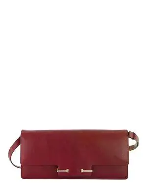 TOM FORD Leather Shoulder Bag - Red